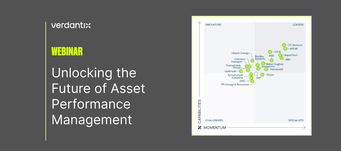 Webinar: Exploring Verdantix APM Insights | GE Vernova