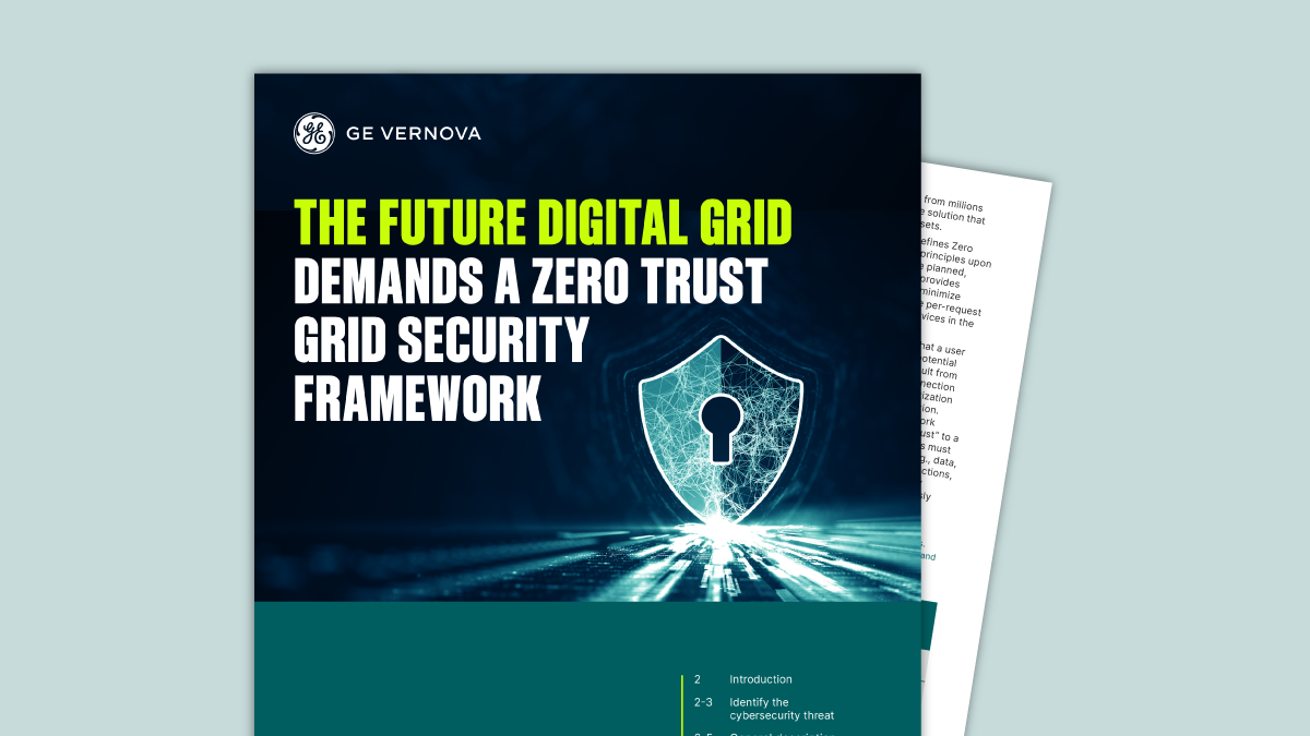 Zero Trust Grid Security Framework | GE Vernova