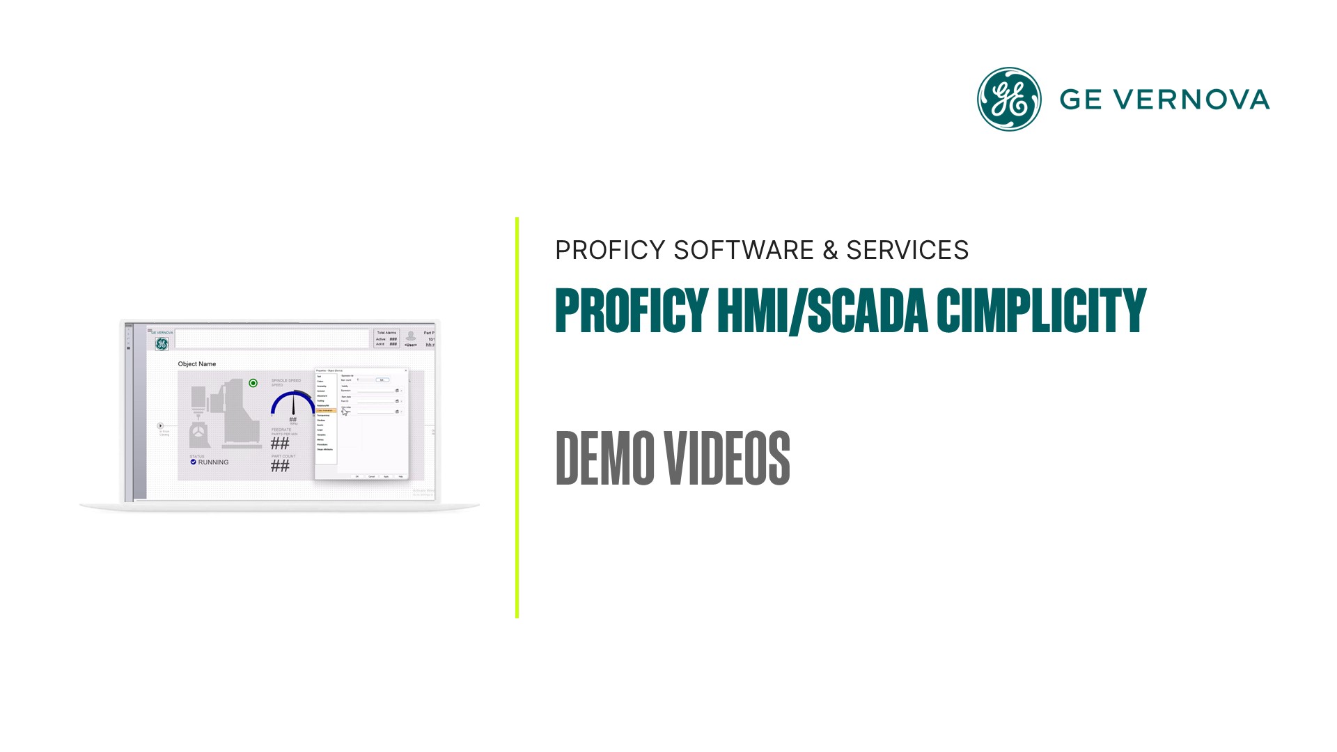 Watch Proficy CIMPLICITY HMI/SCADA Demos | GE Vernova