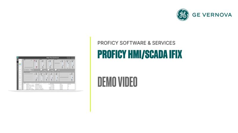 See Proficy HMI/SCADA iFIX in action | GE Vernova